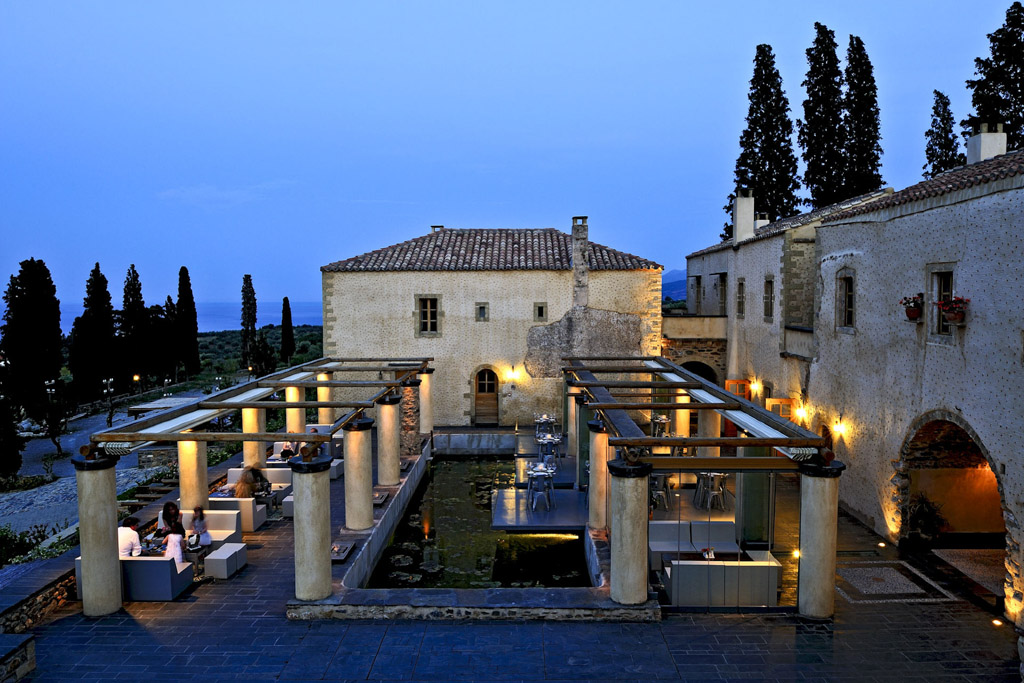 Kinsterna Hotel & Spa, hôtel de luxe romantique du Péloponnèse