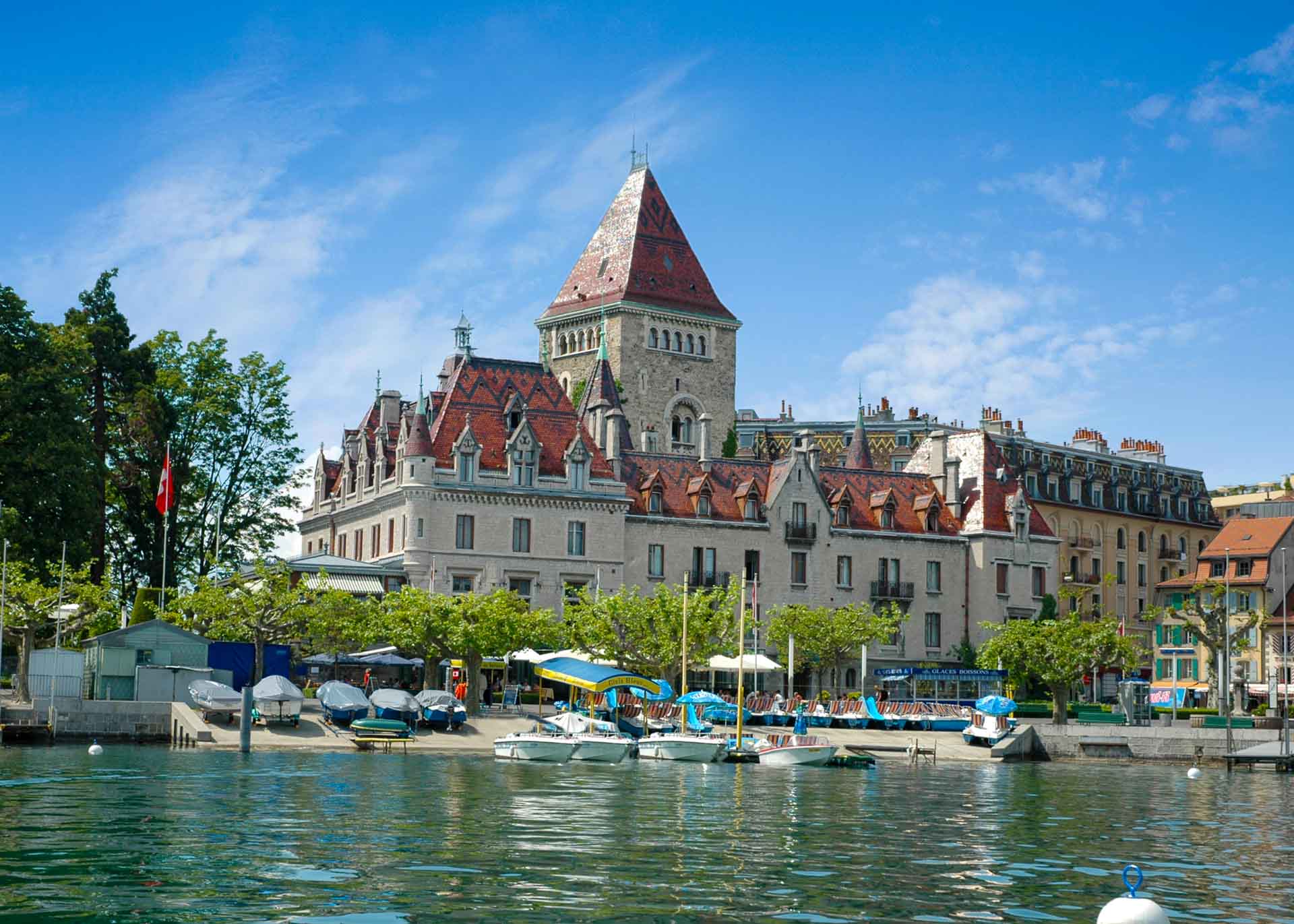 Les plus beaux hôtels et palaces autour du lac Léman