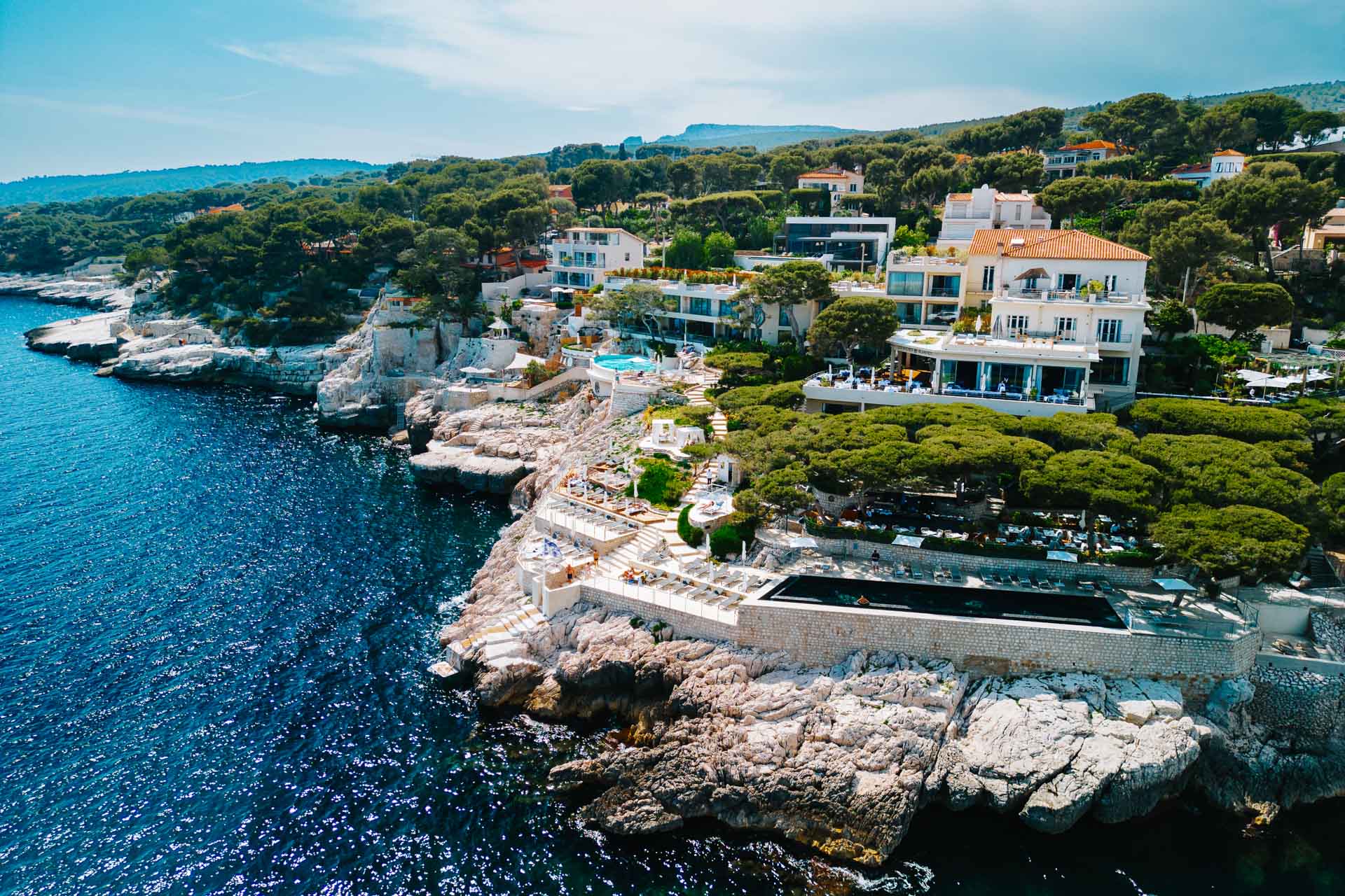 Les Roches Blanches, boutique-hôtel de luxe à Cassis