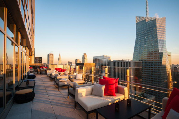 Bar 54 at Hyatt Times Square Rooftop Lounge | YONDER