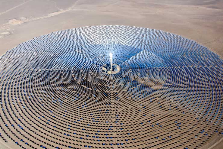 Crescent Dunes Solar Energy Project, Tonopah, Nevada. | YONDER